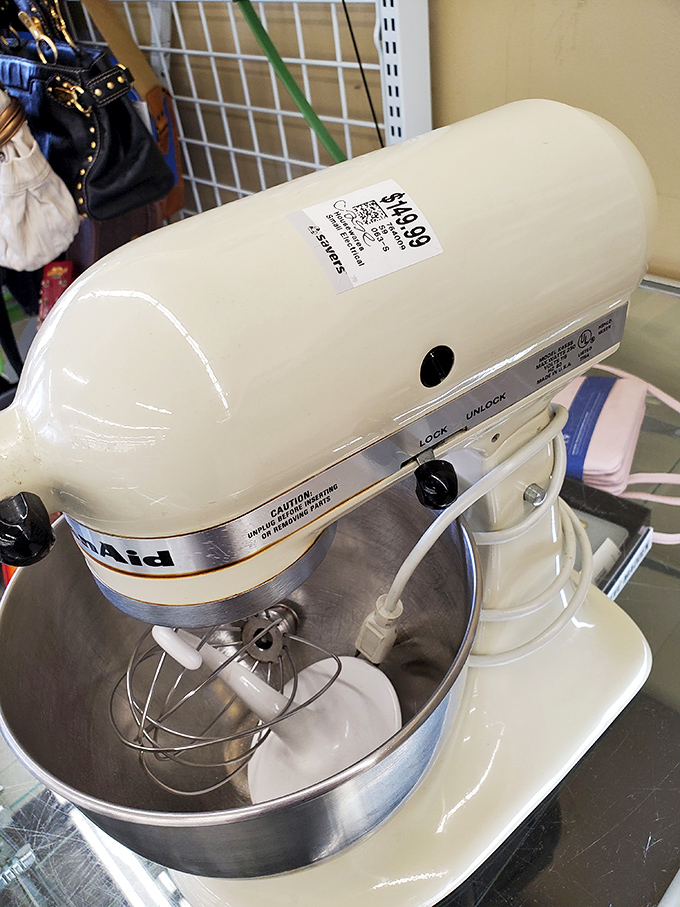 The holy grail of kitchen finds&mdash;a KitchenAid mixer for less than a fancy dinner. Bakers, start your engines and your cookie production lines!