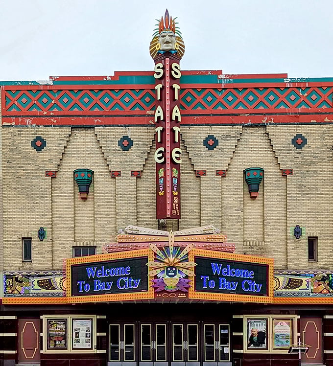 State Theatre's marquee lights up downtown nights, bringing legitimate entertainment to a city that values cultural experiences.