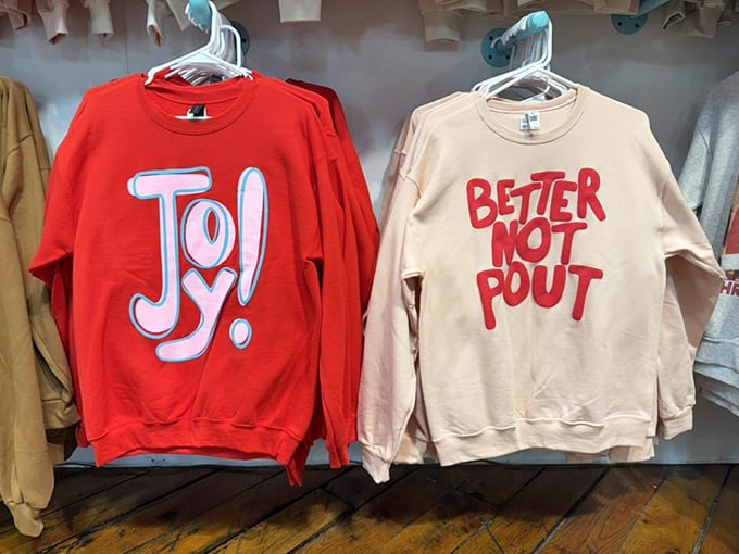 Wear your attitude on your sleeve&mdash;or chest. These quirky sweatshirts offer both warmth and witty declarations for the world to see.