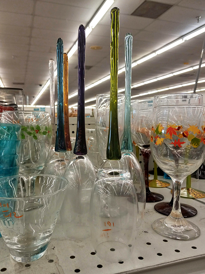 These colorful glass stems aren't just vessels for beverages &ndash; they're conversation pieces waiting to grace your next dinner party.