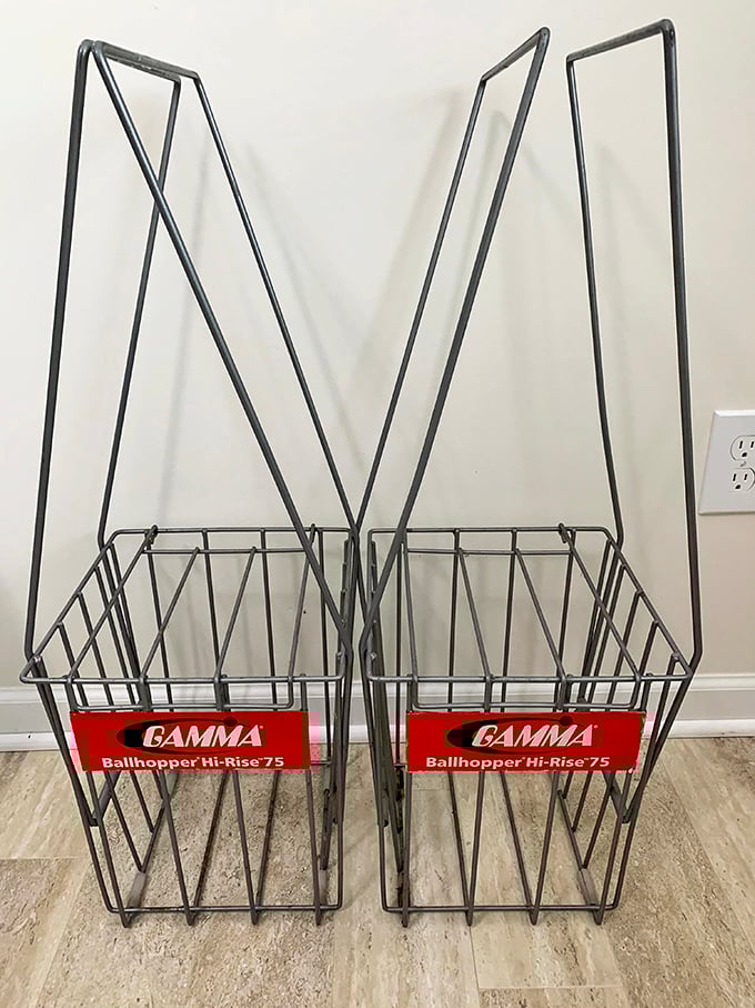 Tennis enthusiasts, take note! These ball hoppers aren't just practical&mdash;they're a steal compared to sporting goods stores. Game, set, match, savings!