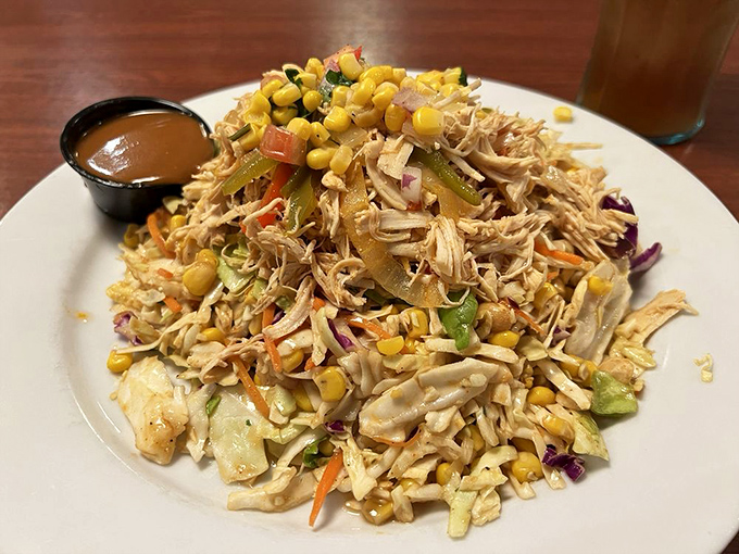 This Thai Chicken Salad proves healthy eating doesn't mean flavor sacrifice. A colorful festival of textures that makes vegetables exciting again.