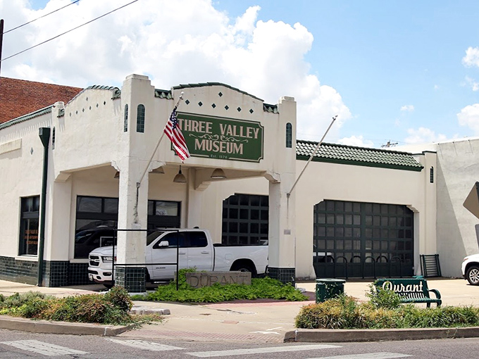 Three Valley Museum houses treasures of yesterday in a building that's as much an artifact as what's inside.