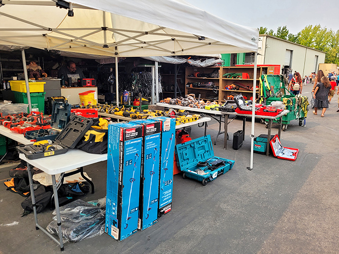 Tool heaven for the handy and hopeful alike. Even if you don't know what half these things do, you'll suddenly feel inspired to fix something.