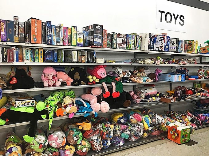 Yesterday's toys waiting for tomorrow's playtime – board games with all their pieces intact are the unicorns of thrift store hunting.