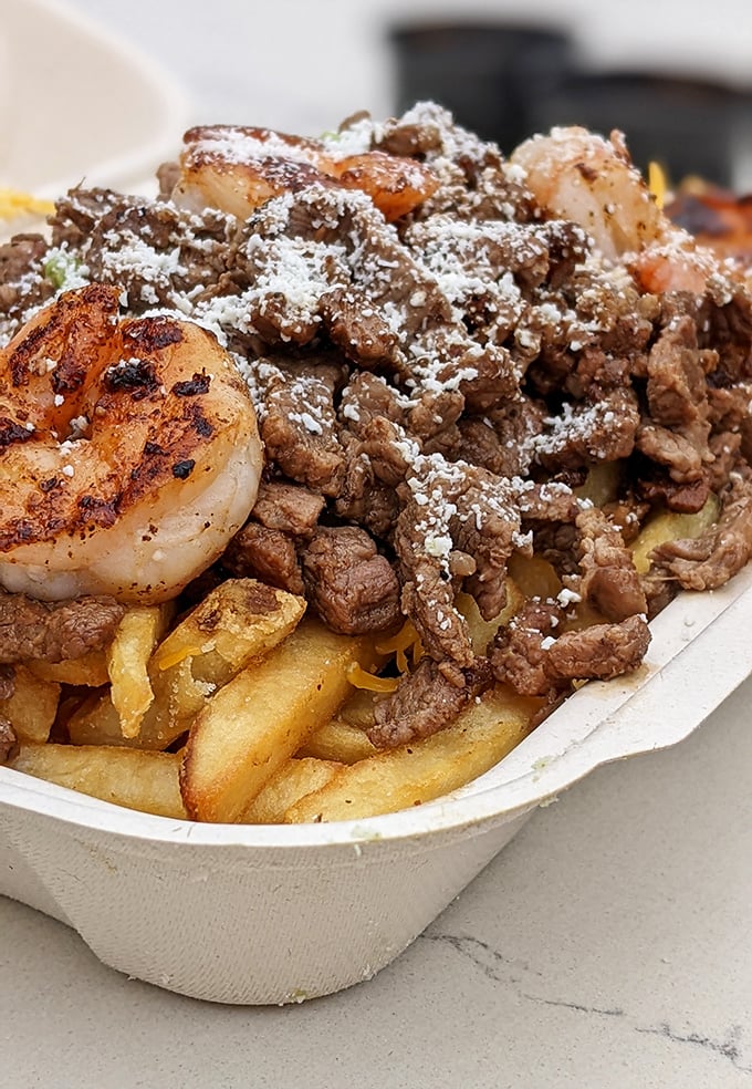 Tsunami Fries aren't named lightly&mdash;they're a force of nature that will sweep away your hunger and possibly your ability to move afterward.