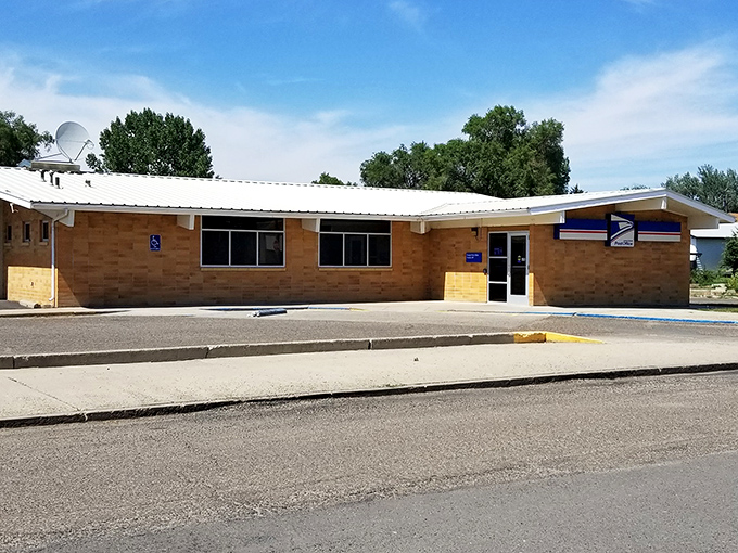 Small-town post office, big-time convenience. Where the mail carrier might actually know your name and ask about your day.