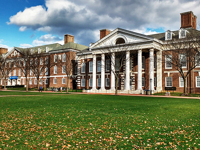 University of Delaware's stately columns have witnessed countless dreams taking flight since colonial times.