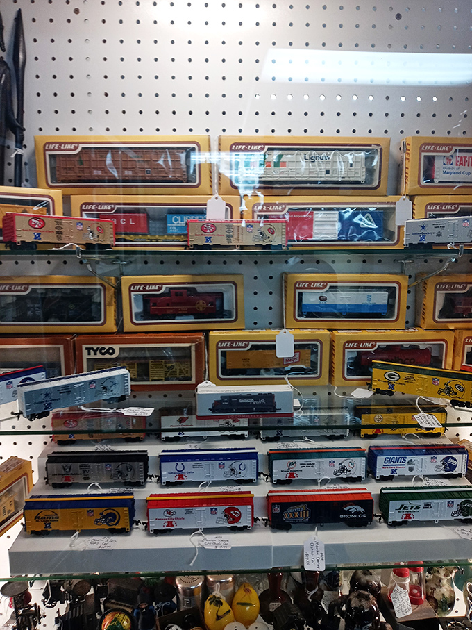All aboard the nostalgia express! These miniature trains carry memories of Christmas mornings and childhood dreams across perfectly detailed landscapes.