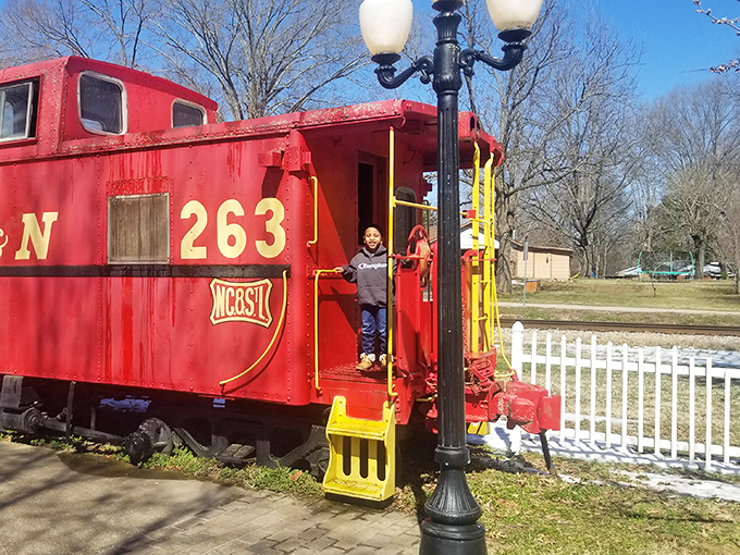 Thomas Park's red caboose isn't just preserved&mdash;it's treasured, offering little explorers a chance to connect with Tennessee's railroad heritage.