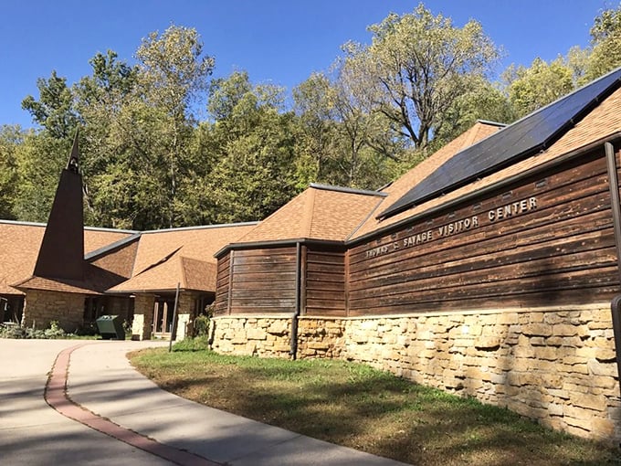 The Thomas Savage Visitor Center blends seamlessly into its surroundings, like a sophisticated neighbor who dresses well but doesn't need to show off. 