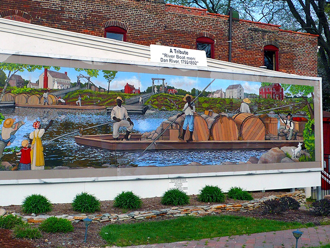 This vibrant mural celebrates Eden's river heritage, reminding visitors that small towns often preserve their history through art rather than admission-charging museums.