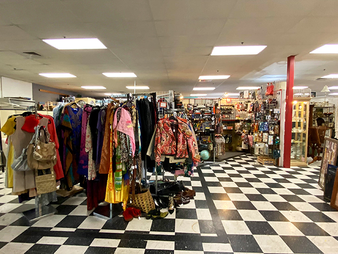 The vintage clothing section offers everything from disco-ready sequins to that perfect leather jacket your cooler self has been waiting for.