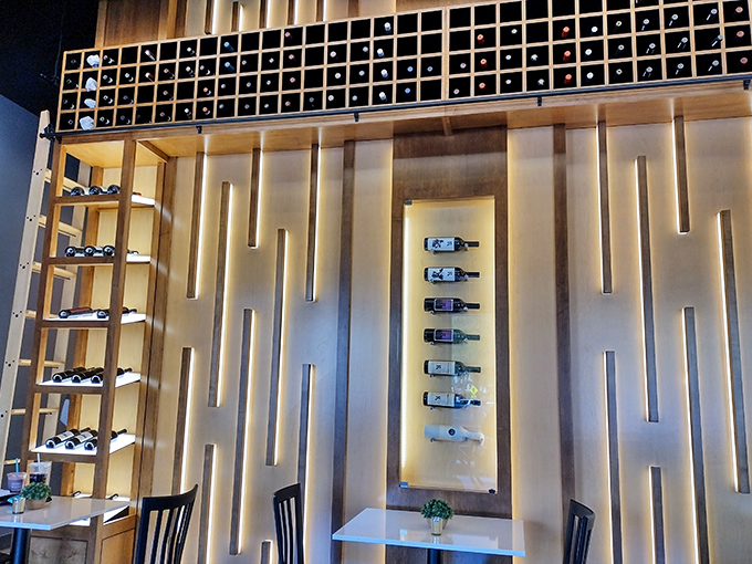 Wine displayed like liquid art in this Prairie Village shop proves Kansas knows its cabernets from its merlots, despite what coastal snobs might think.