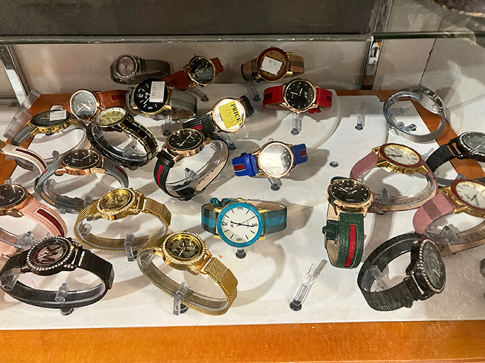 Watches galore, because being fashionably on time shouldn't require a second mortgage these days.