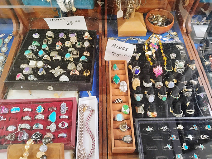 Jewelry that whispers "I have excellent taste" rather than shouting "Look how much I spent!" Each ring holds decades of celebrations.