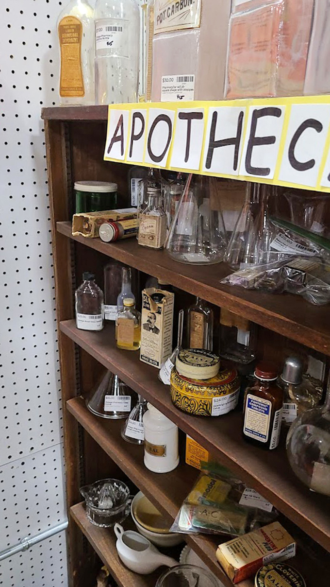 The "Apothecary" collection&mdash;vintage medicine bottles and tinctures from when pharmacists were part scientist, part magician.