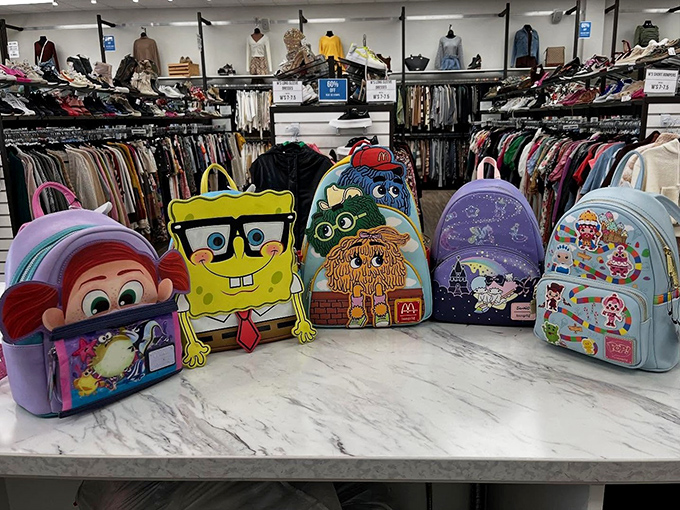 Childhood nostalgia meets practical storage&mdash;these character backpacks prove that growing up doesn't mean abandoning SpongeBob entirely.
