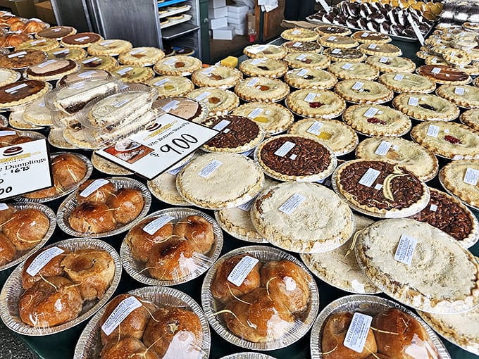 Heaven isn't just a place on earth&mdash;it's this specific counter where dozens of homemade pies wait to transform an ordinary Friday into a celebration.