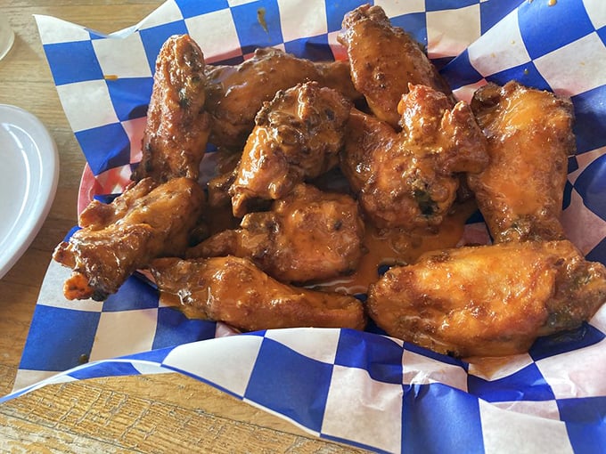 Even the wings at a seafood joint outperform most sports bars. These saucy numbers prove Dockside doesn't just have sea legs.