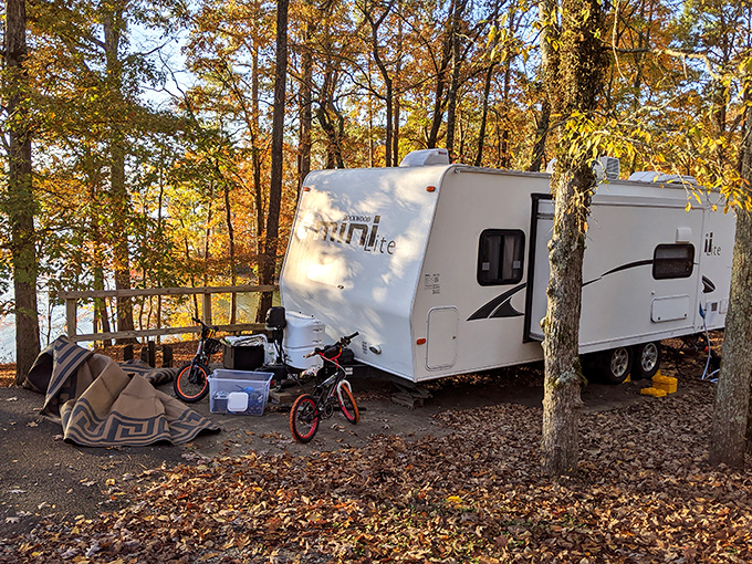 Camping with a view that beats any five-star hotel. Who needs room service when you've got this backyard?