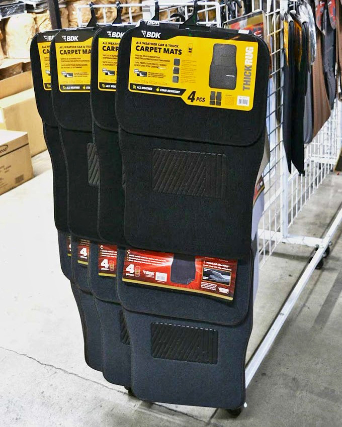 Even practical items like car mats get the El Faro treatment&mdash;where else can you protect your vehicle's floors while protecting your bank account?
