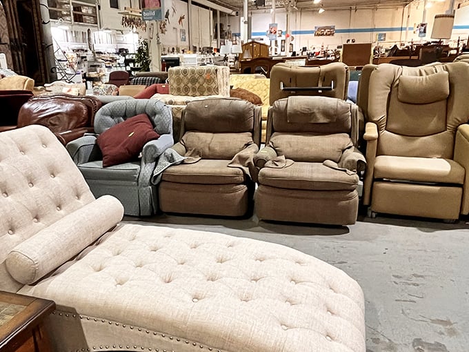 The recliner reunion&mdash;where comfort meets affordability. That beige La-Z-Boy might be the reading throne you've been searching for all your life.