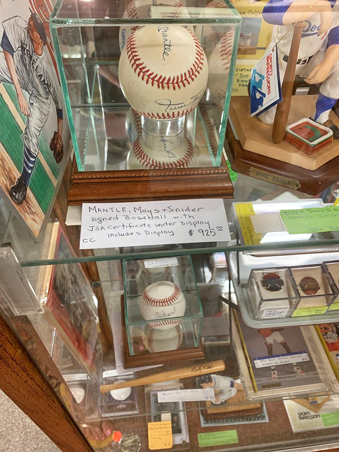 Sports memorabilia that makes grown men weep with nostalgia. That signed baseball represents more than a game—it's childhood memories preserved under glass.