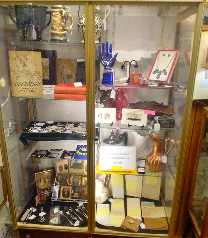 Behind glass but full of stories&mdash;these curated collections of yesteryear's treasures are like museums where you can actually take things home.