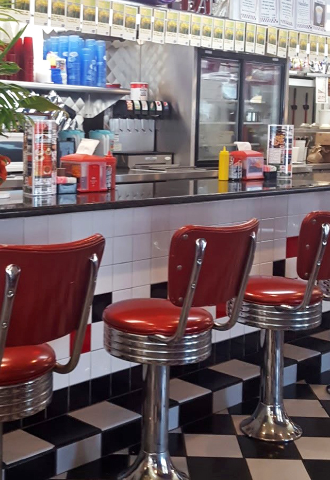 Counter seating: where solo diners become temporary family and the short-order ballet unfolds before your eyes. The best seats in the house aren't reserved.