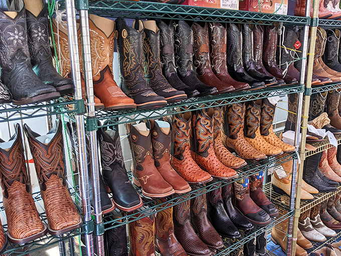 Not just boots, but wearable Western art&mdash;each pair telling tales of imaginary ranches I'll never own but love to dream about.