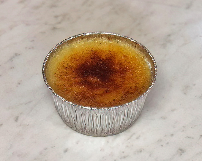 Cr&egrave;me br&ucirc;l&eacute;e with a perfectly torched top that cracks like thin ice on a winter pond. Simple, classic, and utterly irresistible.
