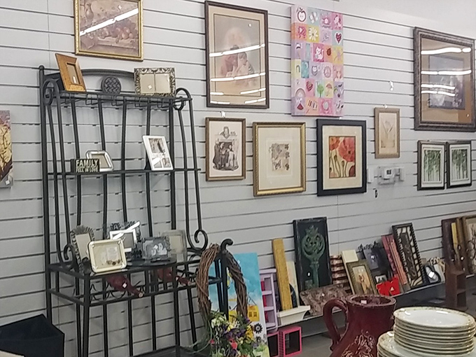 Wall art and frames that once adorned strangers' homes now wait patiently for their second act in your living room gallery.