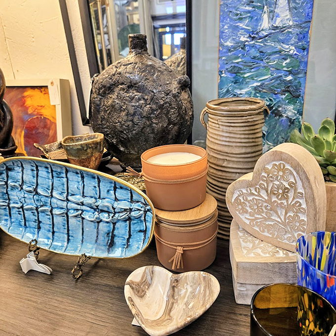 Handcrafted pottery that makes your kitchen cabinets look sadly unimaginative. Each piece tells a story of artisanal craftsmanship.