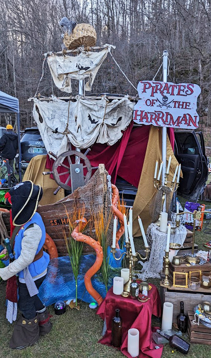 "Pirates of the Harriman" display brings whimsical nautical flair to landlocked Vermont&mdash;proof that imagination needs no ocean to set sail.