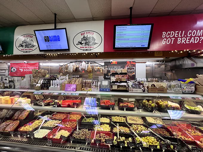 Got Bread? The sign asks a question to which locals already know the answer&mdash;yes, and it's the foundation of sandwich perfection.