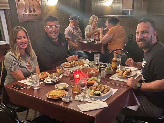 The true measure of any great restaurant: happy people sharing food and stories. Memories being made between bites. 