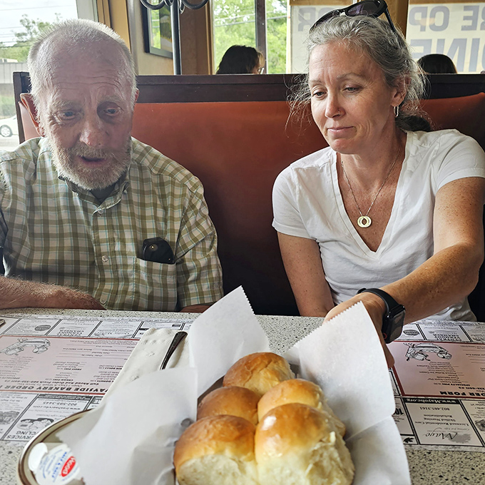 Fresh-baked rolls that could make even the most dedicated low-carb dieter reconsider their life choices. Worth every delicious, pillowy bite.