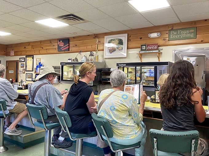 The counter crowd at Moody's represents the true United Nations of dining&mdash;where plumbers and professors find common ground over coffee.