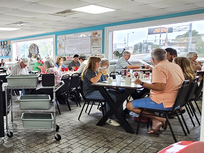 The true measure of a local breakfast joint: a dining room filled with regulars who've turned morning meals into a community ritual.
