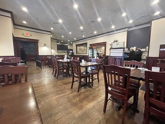 The dining room has that perfect balance of "nice enough for a special occasion" but "comfortable enough to wear your favorite jeans."