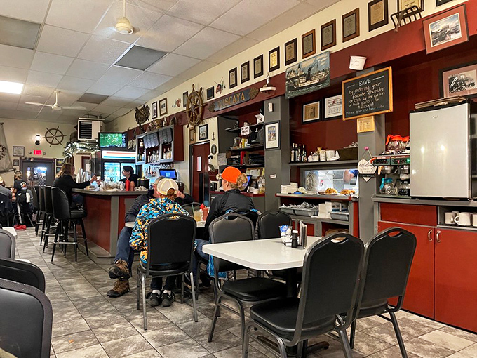 Where seafood stories are shared and made. The maritime décor isn't for show—it's the backdrop for countless memorable meals.