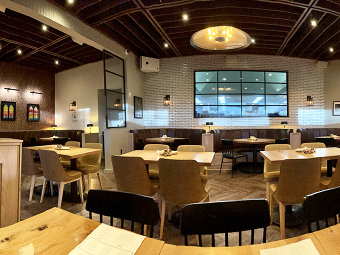 The dining room feels like the living room of that friend who has impeccable taste but never makes you feel underdressed&mdash;elegant yet welcoming.