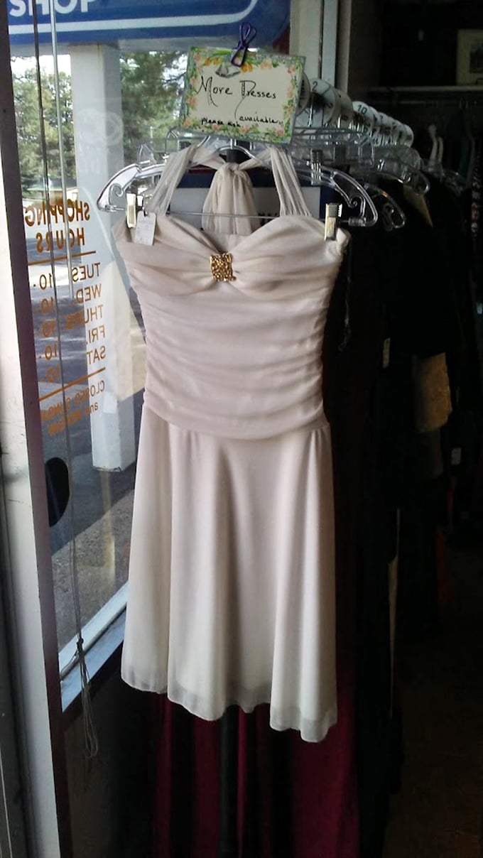 Someone's "once upon a time" dress awaits its next chapter. Wedding, prom, or gala&mdash;elegance doesn't need a first-owner price tag.