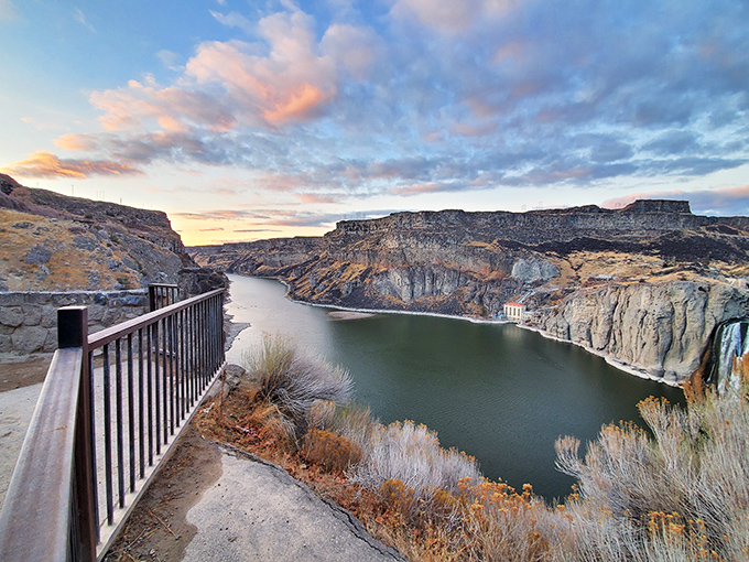 Sunset paints the canyon in pastels while the observation deck offers the best seat in nature's theater. Worth every minute of the drive.