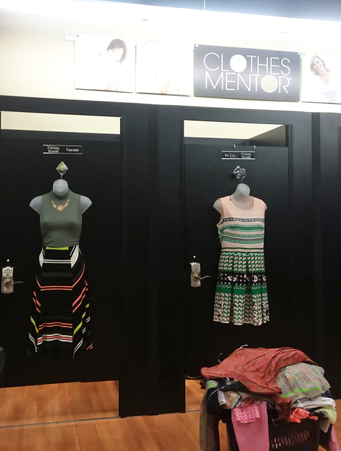 Fitting rooms with actual space and decent lighting—a luxury rarely found even in stores charging ten times more.