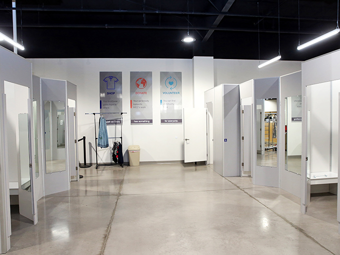 Fitting rooms that have seen more outfit changes than a Broadway production. The stage where the "Will it fit?" drama unfolds daily.