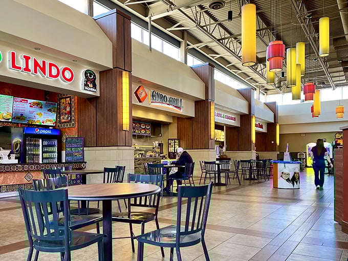 The food court&mdash;where shopping stamina is restored and promises of "just one more store" are made over plates of quick-service cuisine.