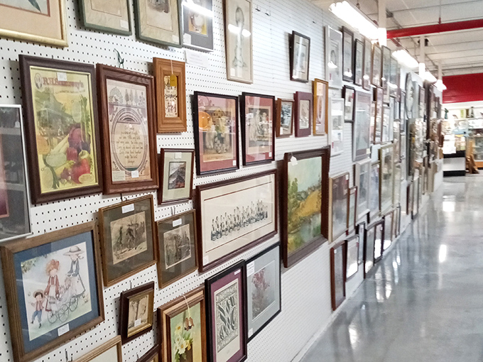 A gallery wall that puts Instagram to shame. Somewhere in this treasure trove is the perfect piece for that awkward hallway space. 