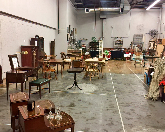 The furniture section stretches like a showroom where every piece actually has a soul and a story to tell.